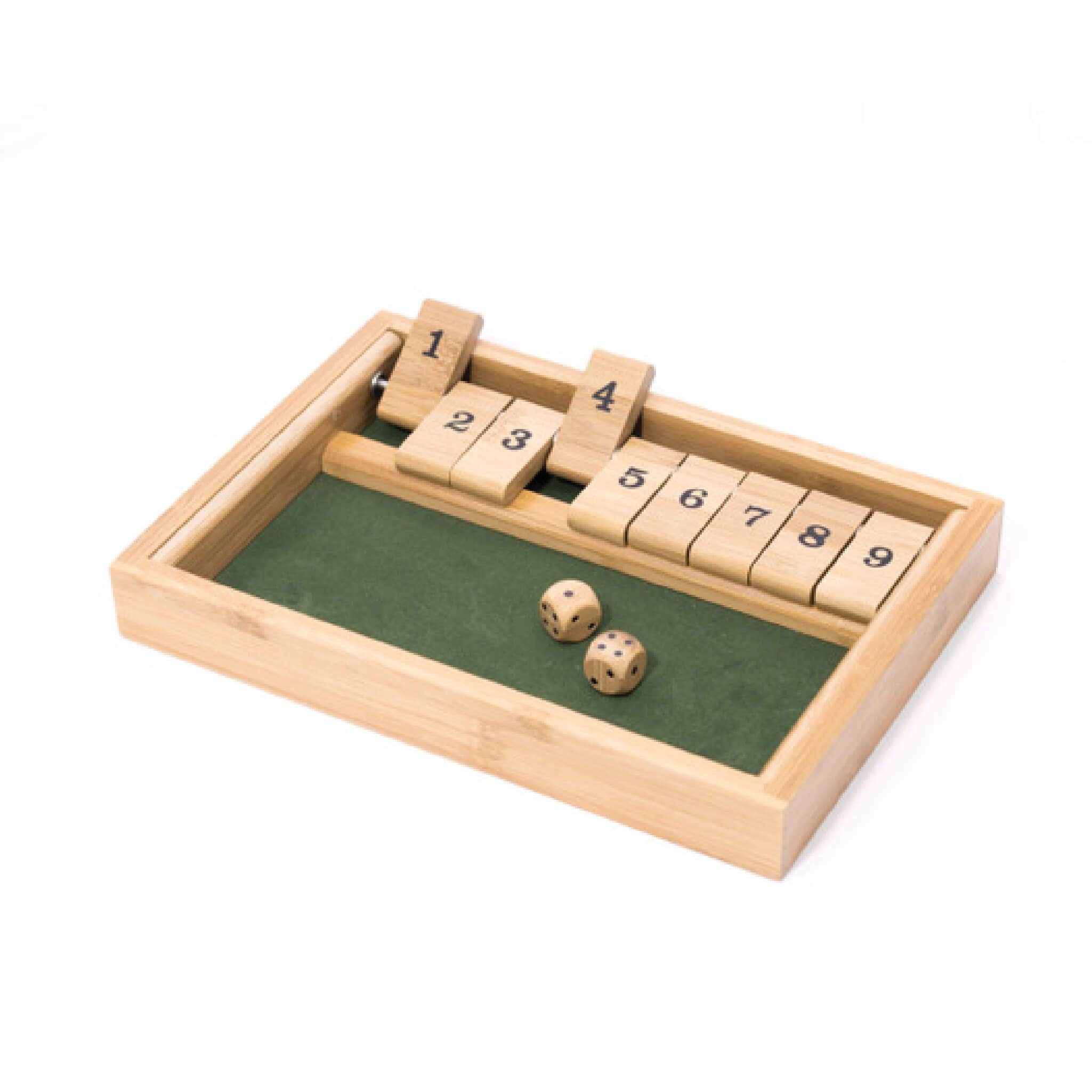Shut the Box Board Game Bamboo – Terra Zero Store